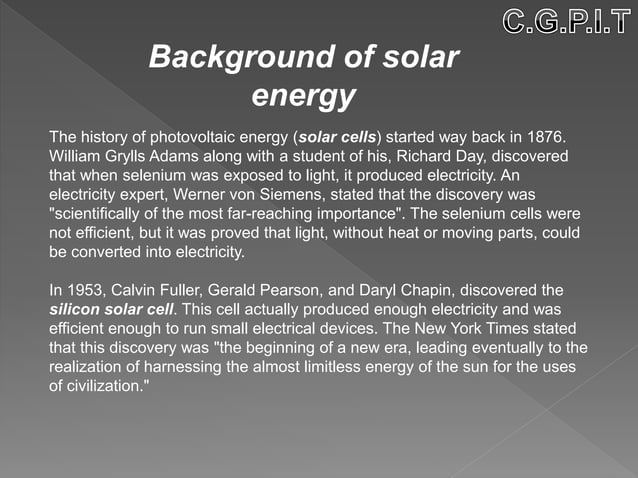 Solar Car Working Model | PPT