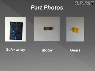 Solar Car Working Model | PPT