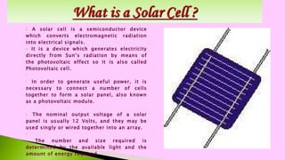 Solar cell | PPT