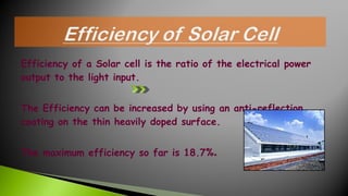Solar cell | PPT