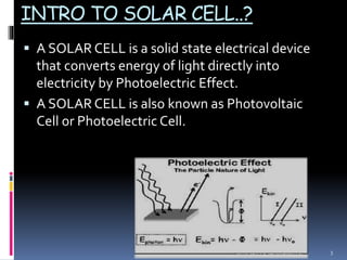 Solar cell | PPT