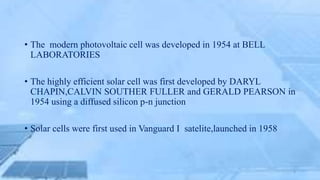 Solar cell | PPTX | Chemistry | Science