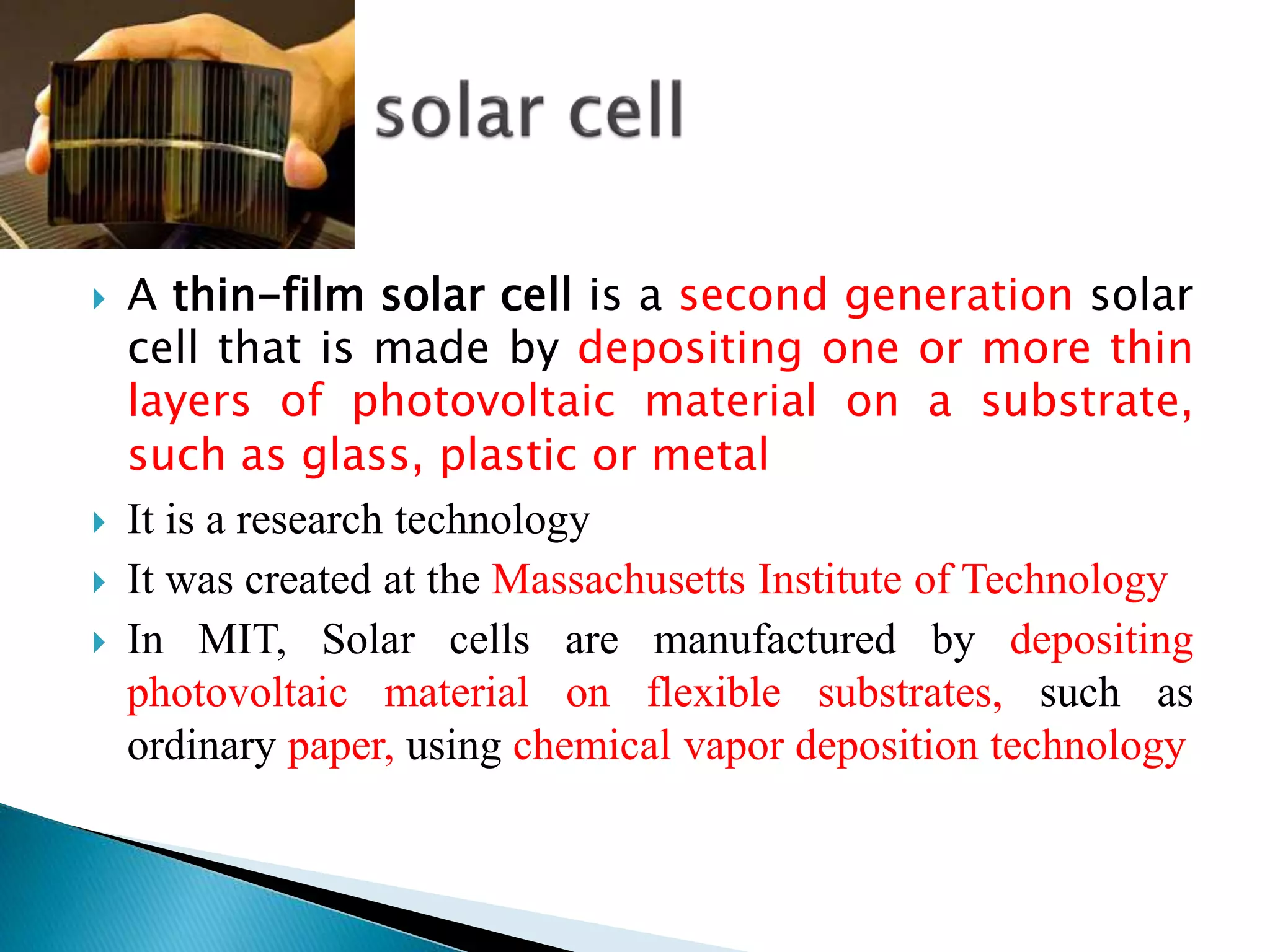 Solar cell | PPTX
