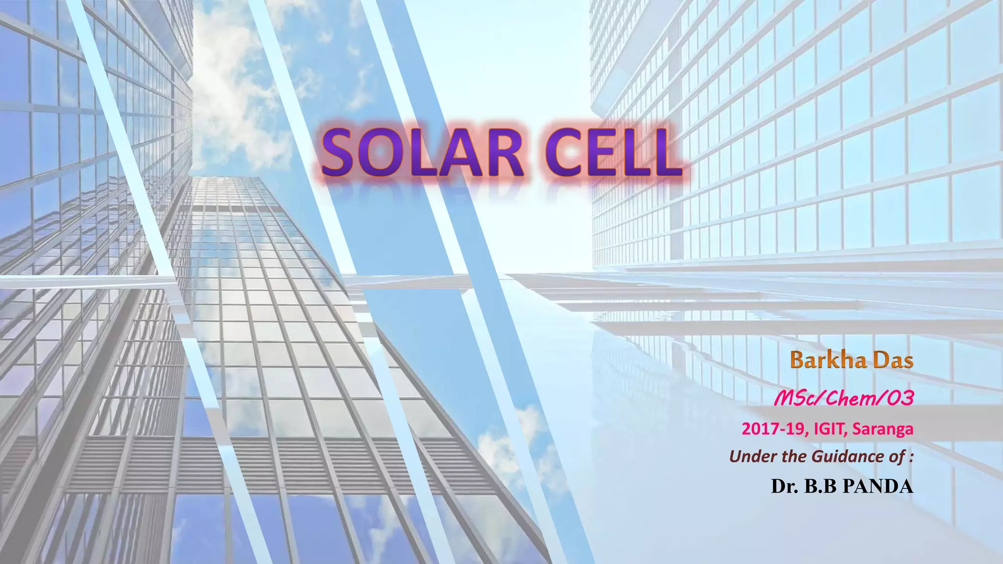 Solar cell | PPT