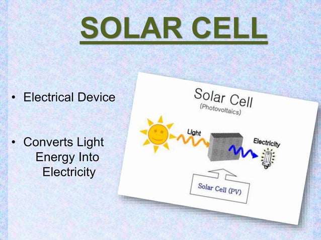Solar Cell | PPT