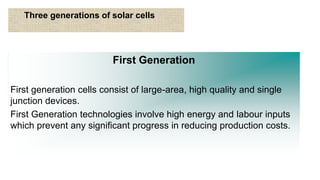 Solar cell | PPTX