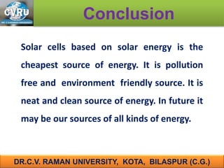 Solar cell | PPT