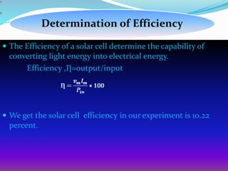 Solar cell pv votaic system | PPT