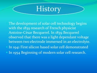 Solar cell pv votaic system | PPTX