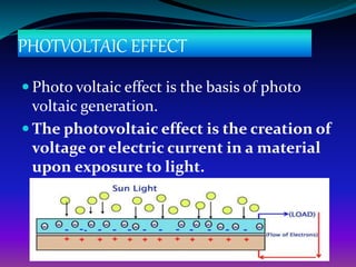 Solar cell pv votaic system | PPTX