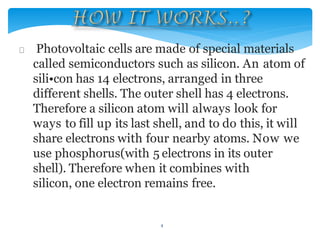 Solar cell or solar energy | PPTX