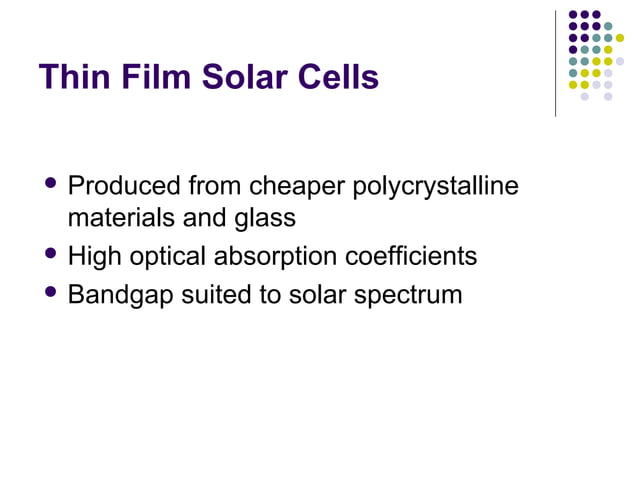 Solar cell ppt....uv