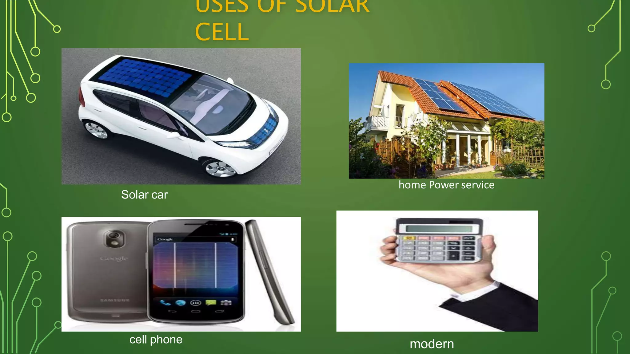 Solar cell presentation | PPTX
