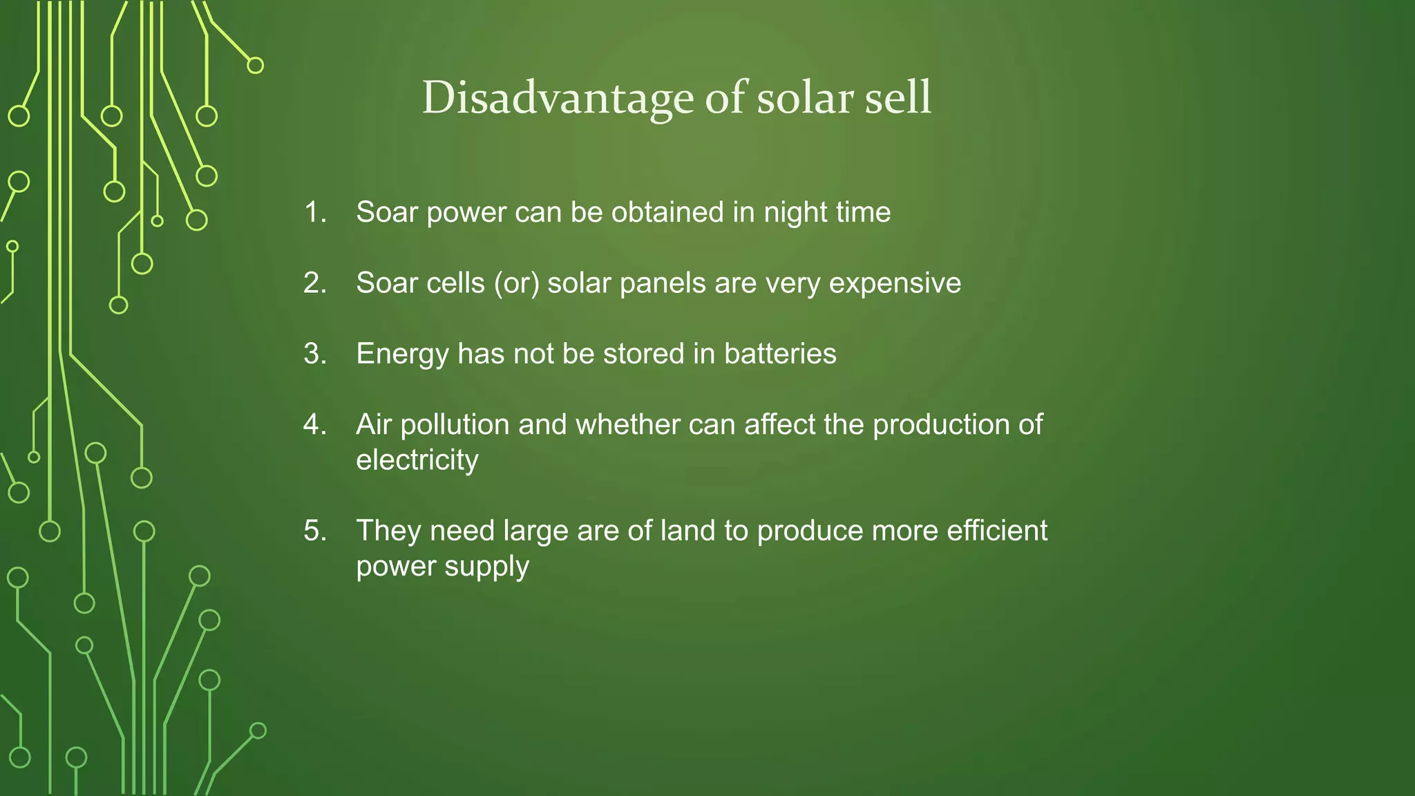 Solar cell presentation | PPTX