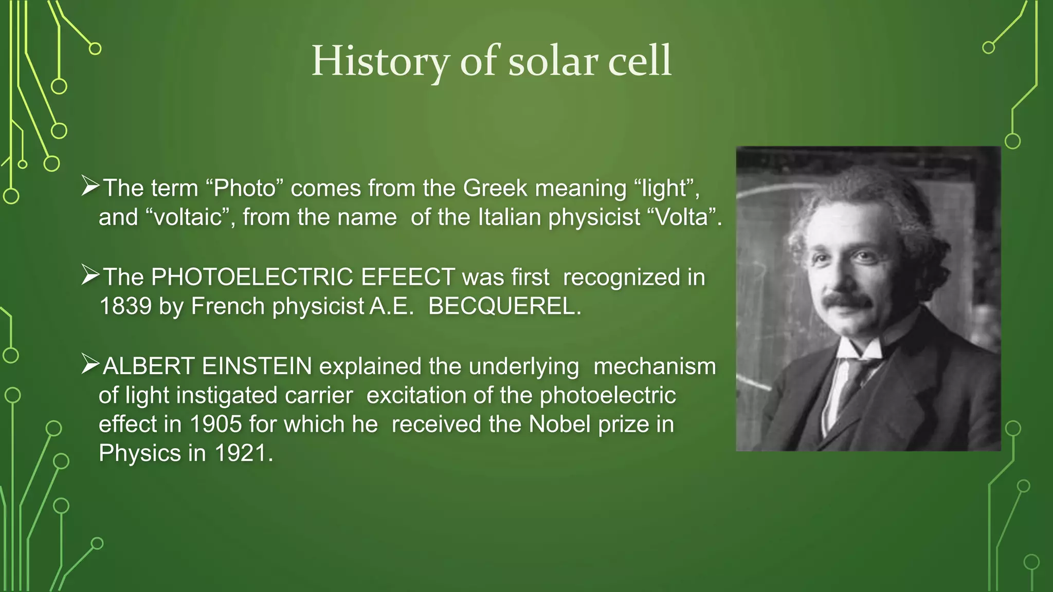 Solar cell presentation | PPTX