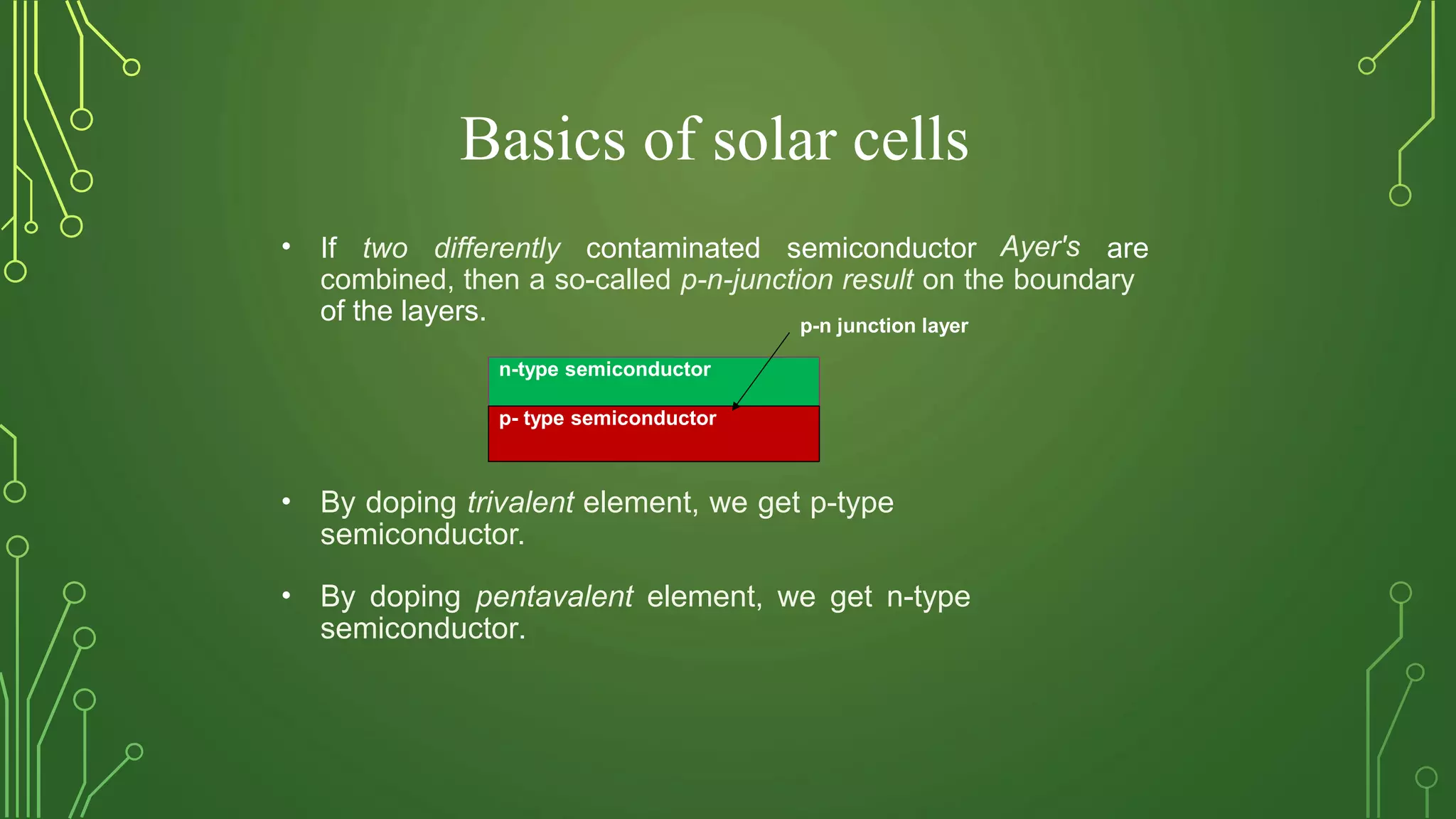 Solar cell presentation | PPTX