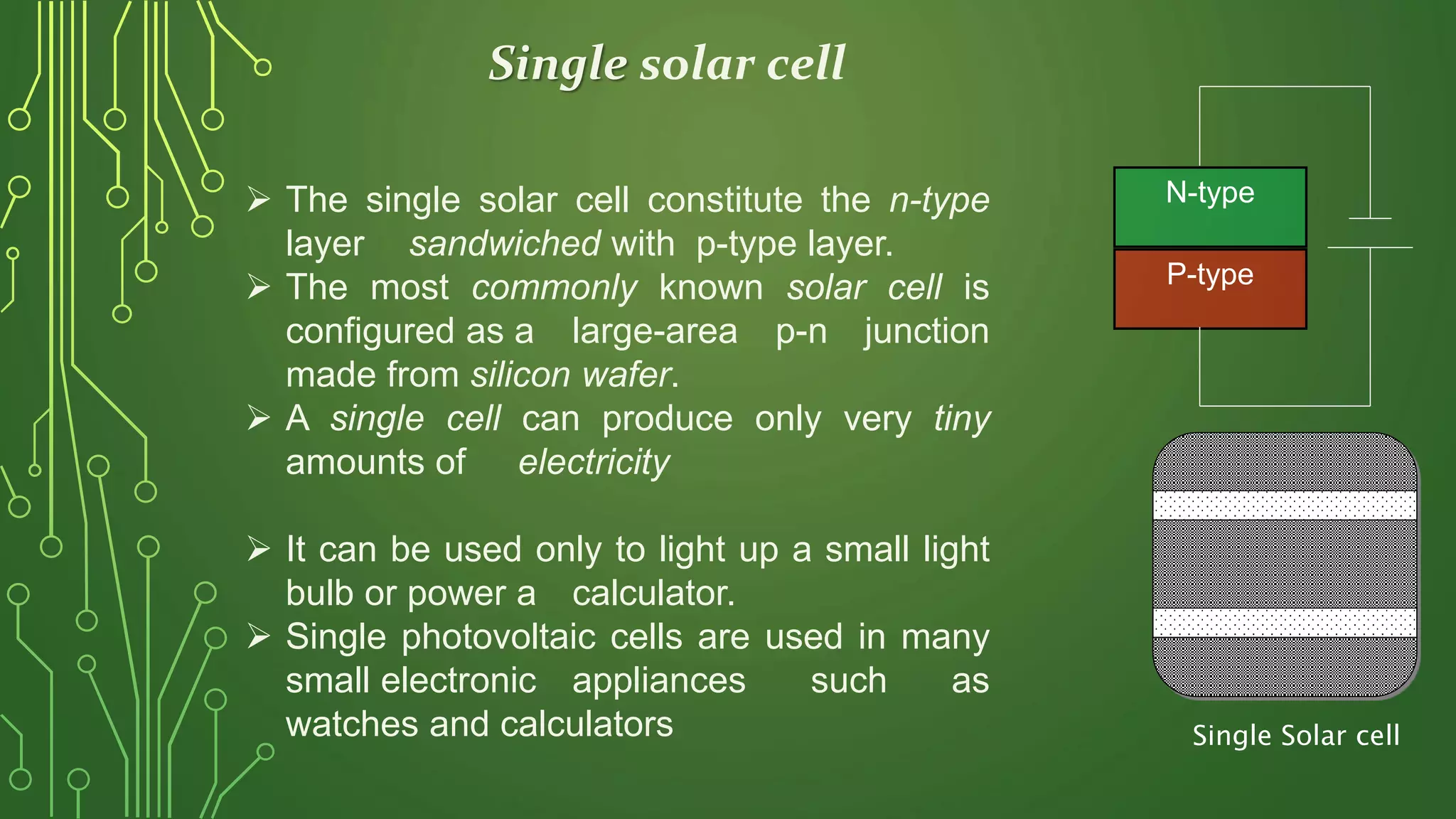 Solar cell presentation | PPTX