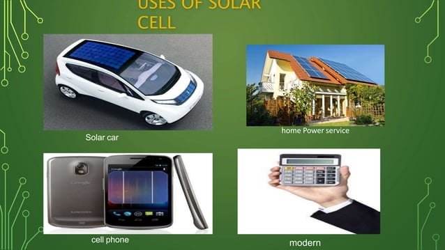Solar cell presentation | PPT