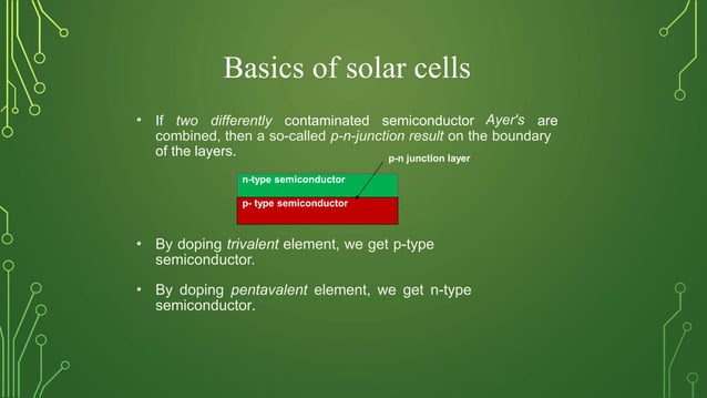 Solar cell presentation | PPT