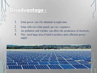 Solar Cell presentation | PPT