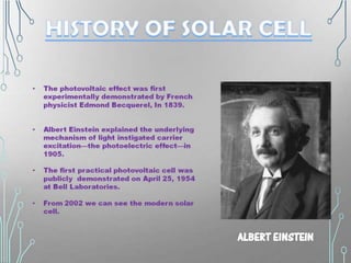 Solar Cell presentation | PPT
