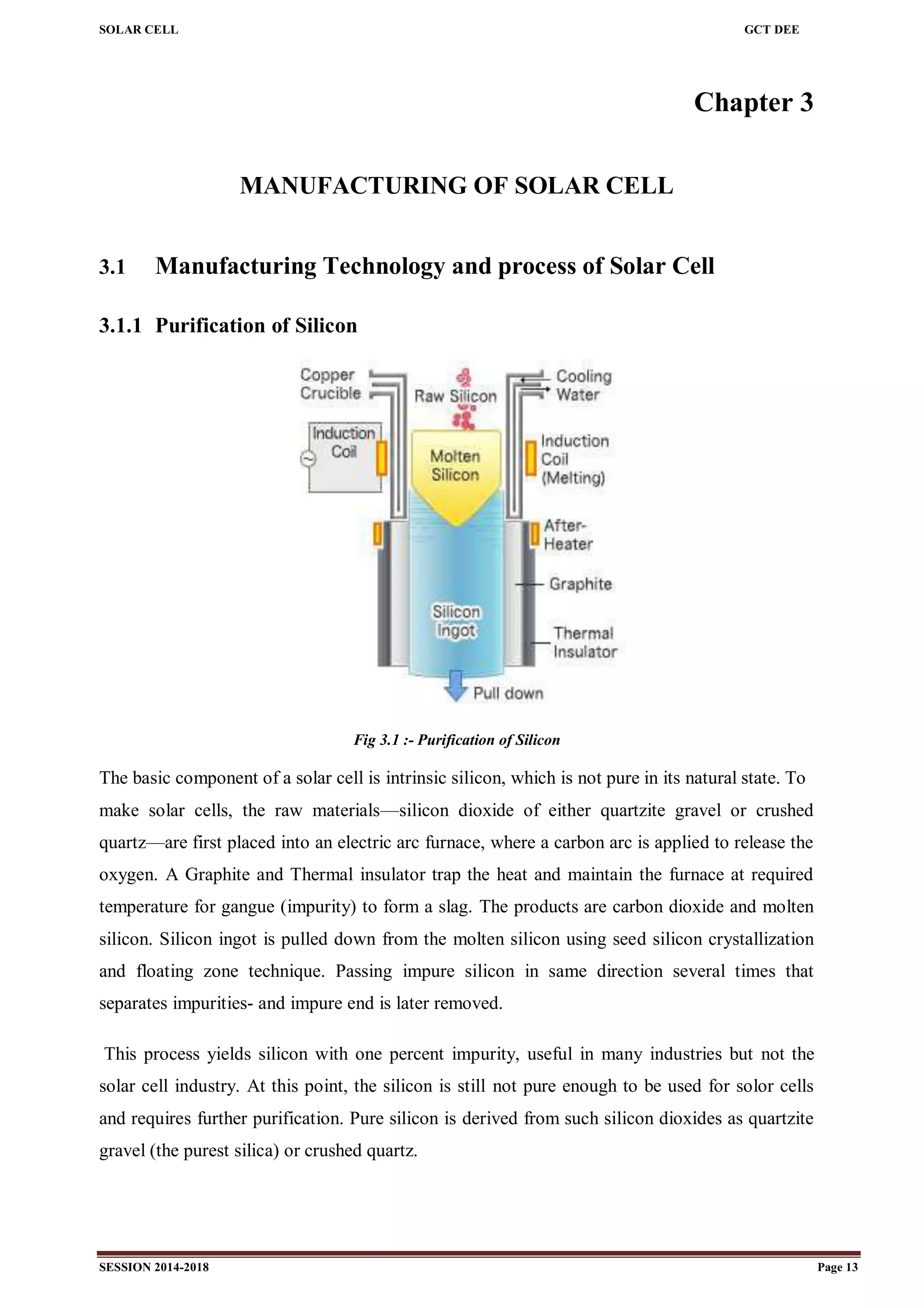 Solar cell report | PDF