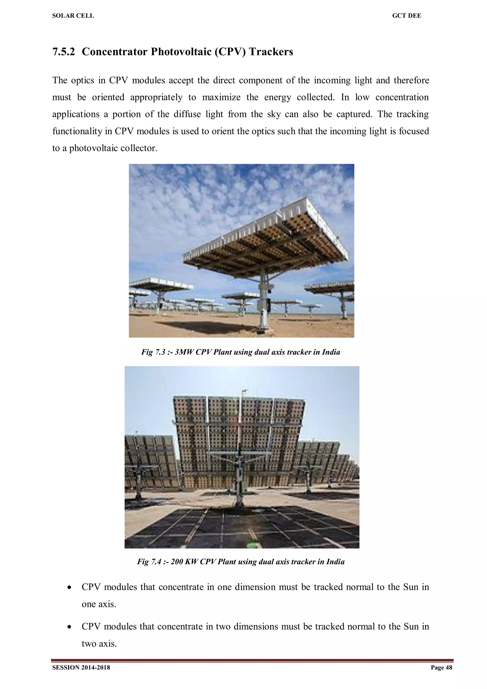 Solar cell report | PDF