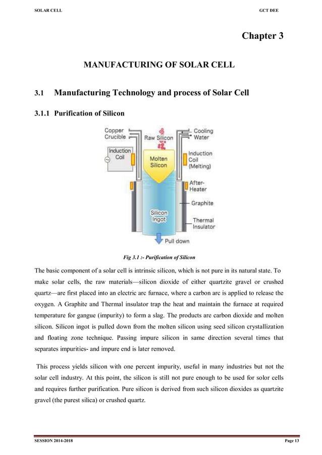 Solar cell report | PDF