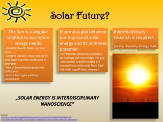 Solarcells | PPTX | Physics | Science
