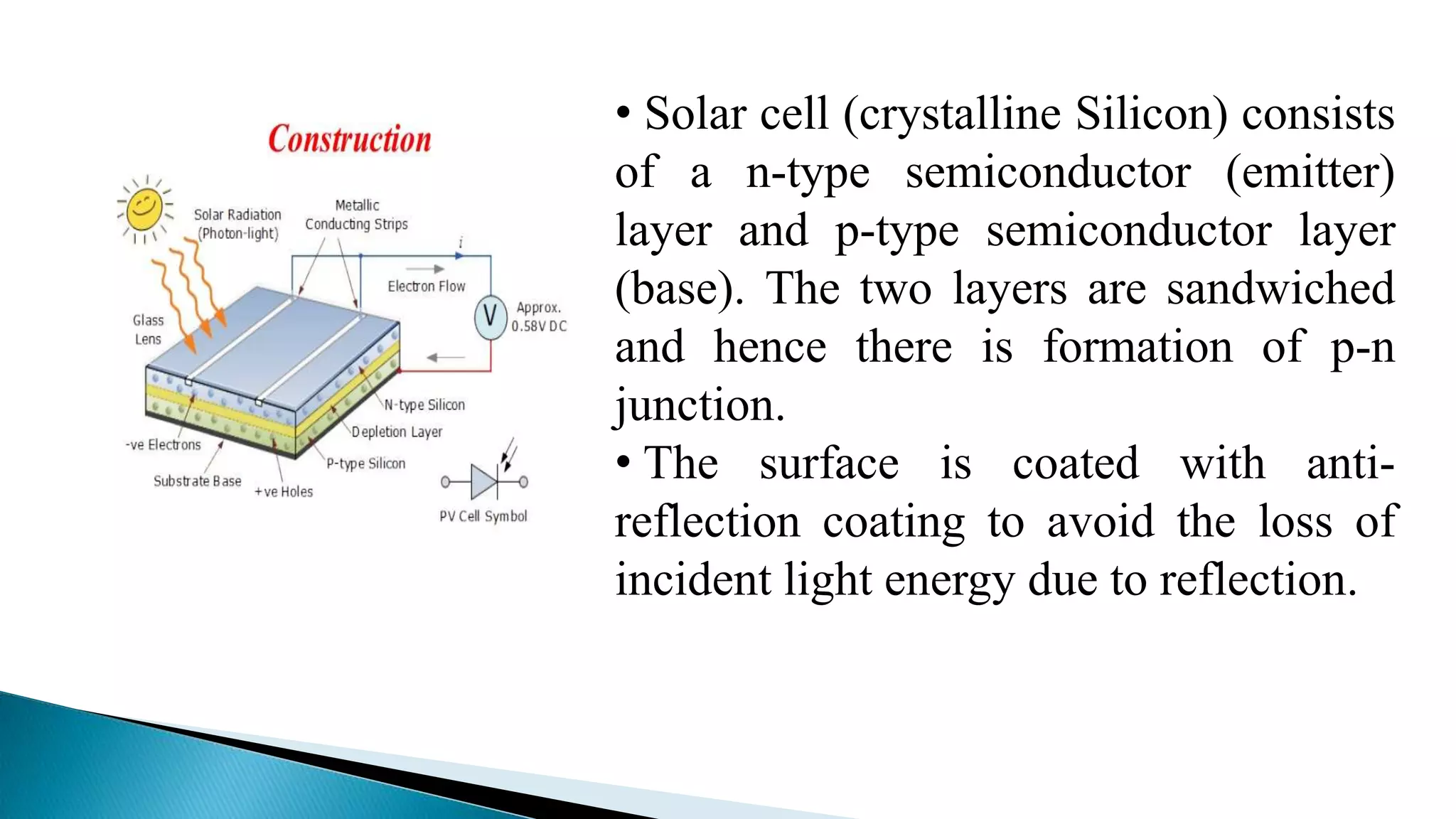 Solar cells | PPTX