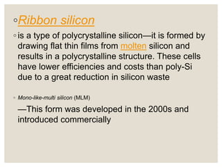 Solar cell | PPTX