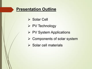 Solar cell | PPT