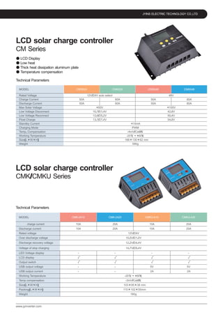 Solar charge controller catalogue | PDF