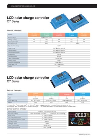 Solar charge controller catalogue | PDF