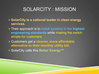 SolarCity - The Hot shit! | PPTX