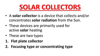 SOLAR COLLECTORS a detail briefing and idea.pdf