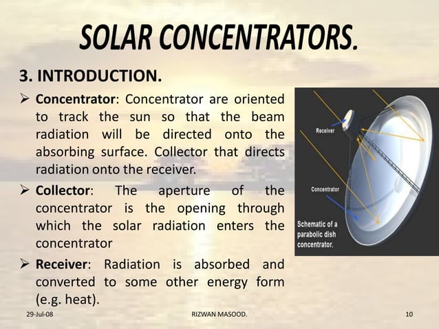 PARABOLIC TROUGH SOLAR CONCENTRATOR | PDF | Power and Energy Industry ...