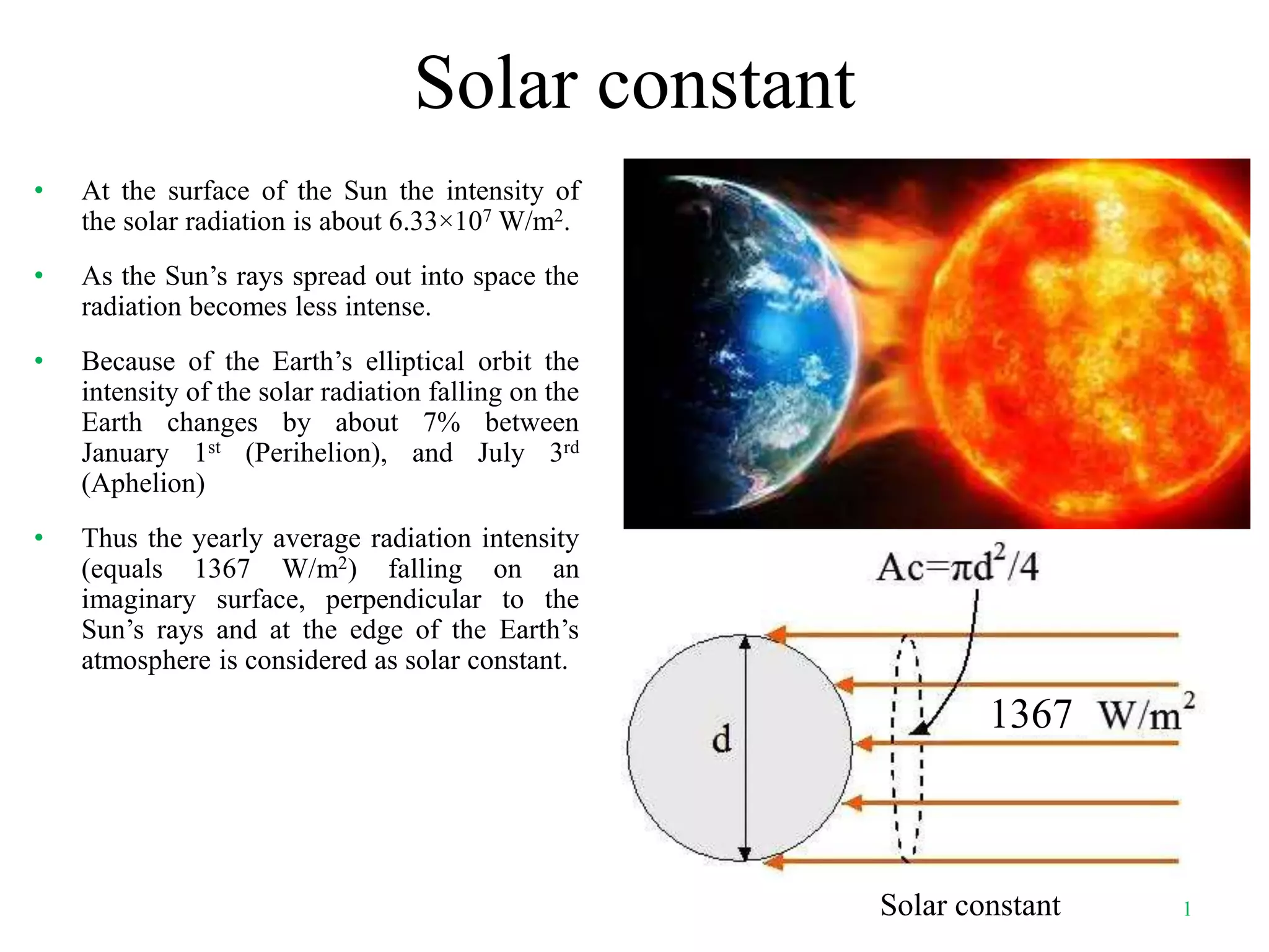 Solar Constant.pptx | Weather | Science