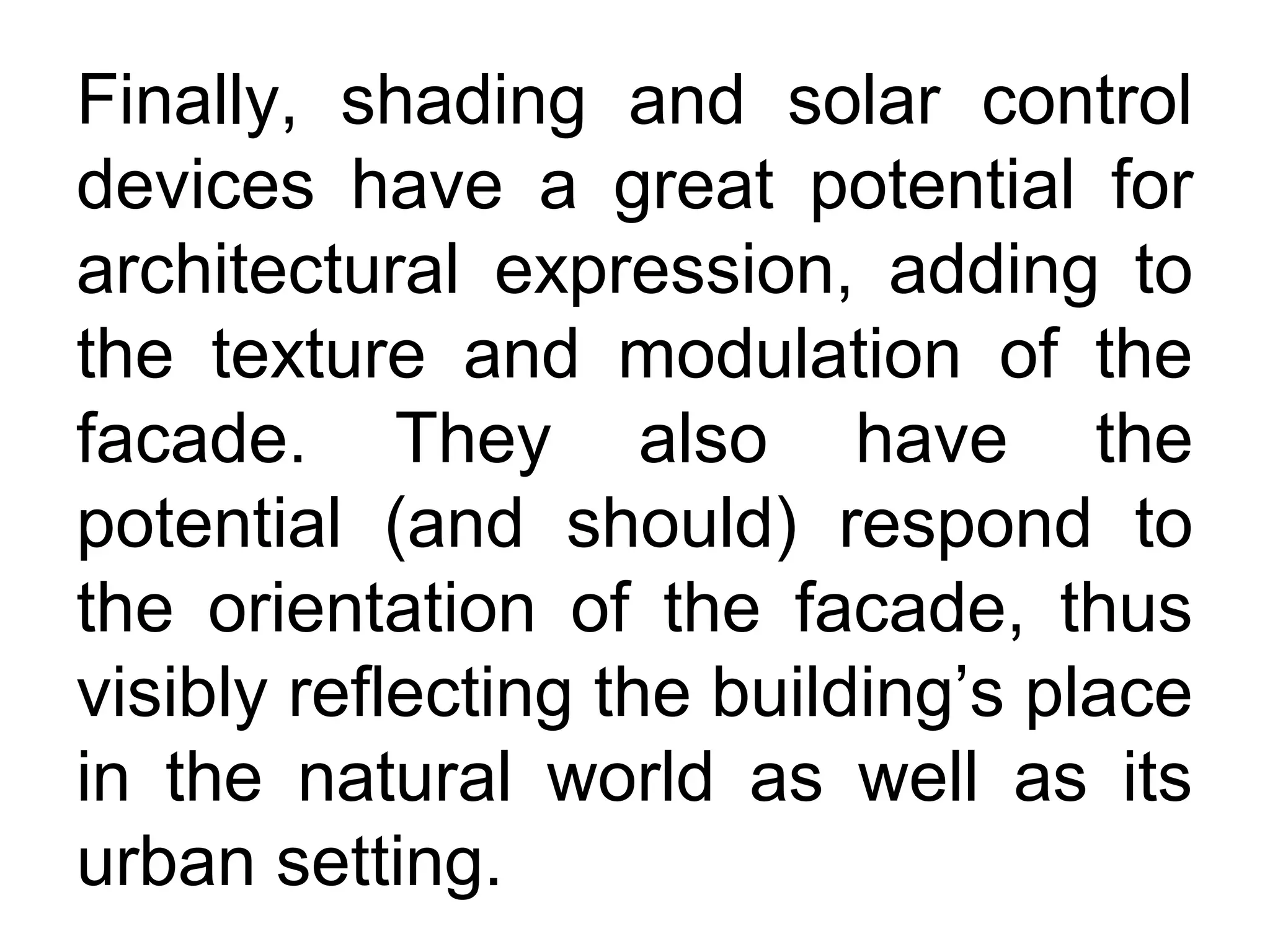 Solar control & shading devices | PPT