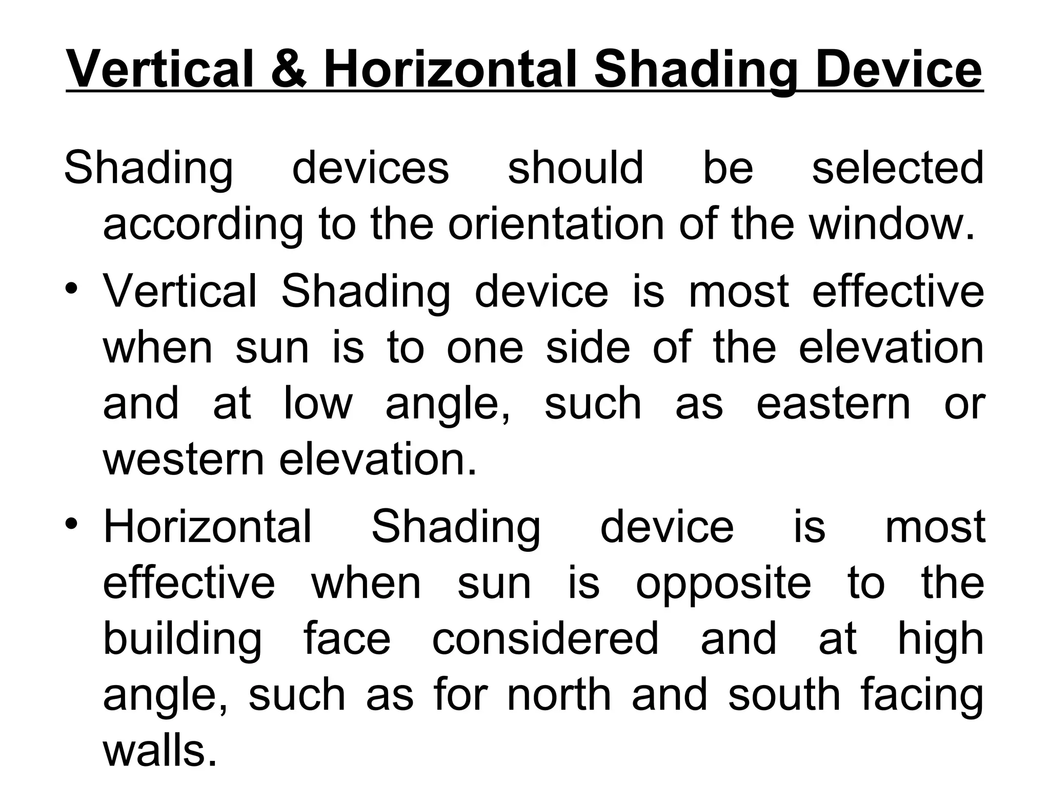 Solar control & shading devices | PPT
