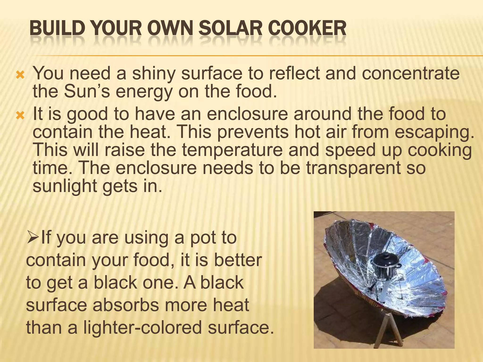Solar cooker | PPTX