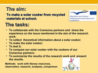 Solar cooker old version | PPT