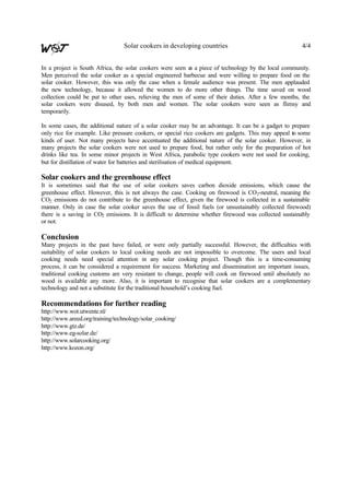 Solar cookers for you | PDF