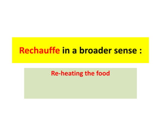 Solar cooking - Rechauffe - System Catering