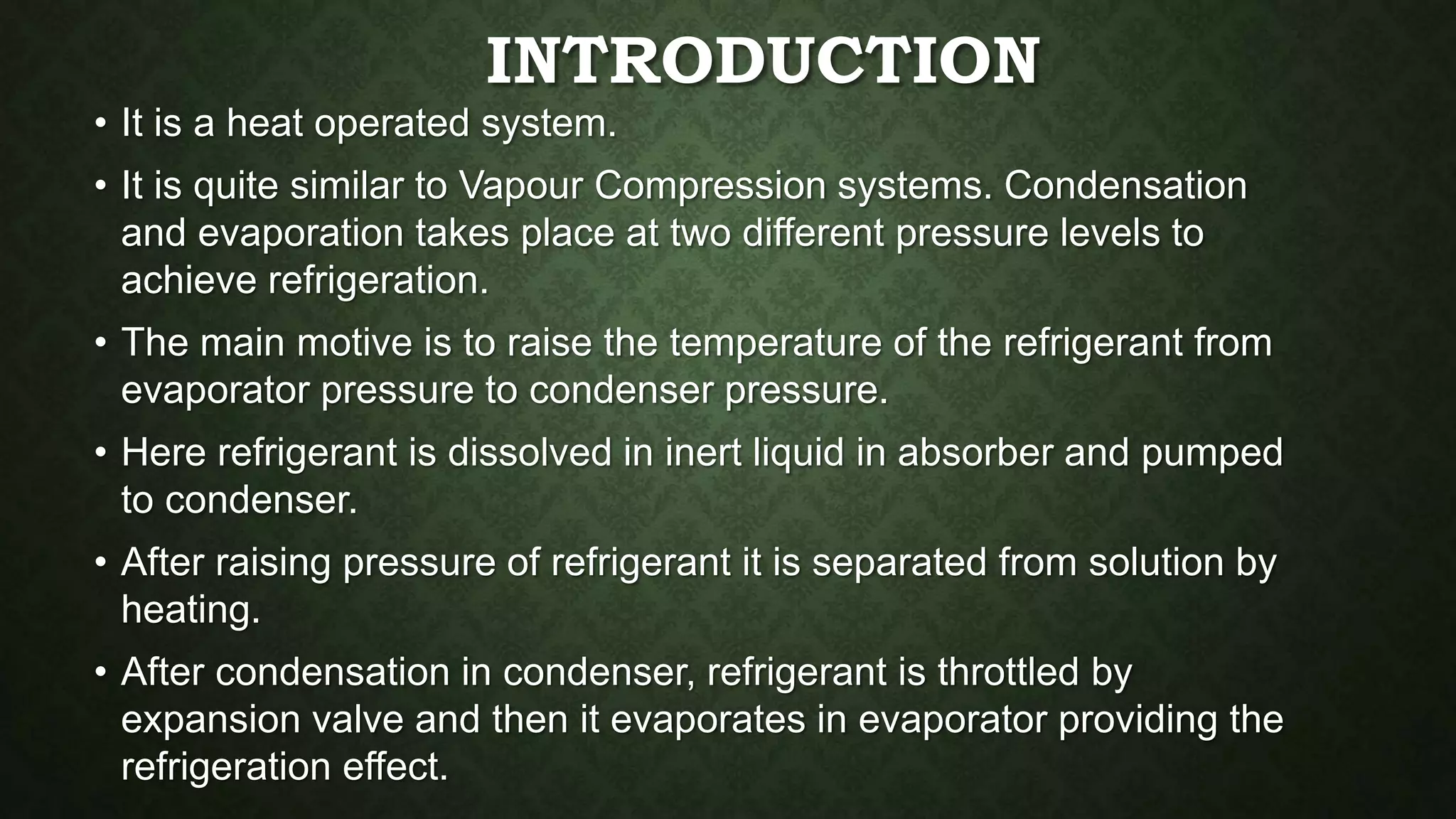 Cooling applications of solar system ppt | PPTX