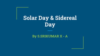 Solar Day & Sidereal Day.pptx