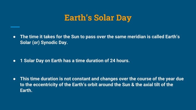 Solar Day & Sidereal Day.pptx | Astrology | Religion & Spirituality