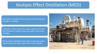 sea water desalination | PPTX