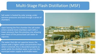 sea water desalination | PPTX