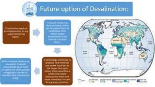 sea water desalination | PPTX